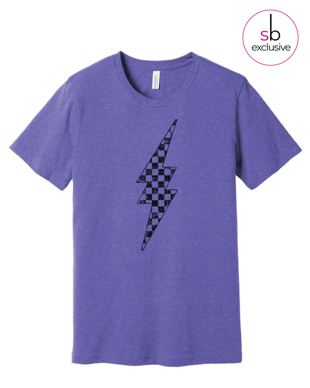 Lightning Bolt Tee - Purple – shop samantha busch